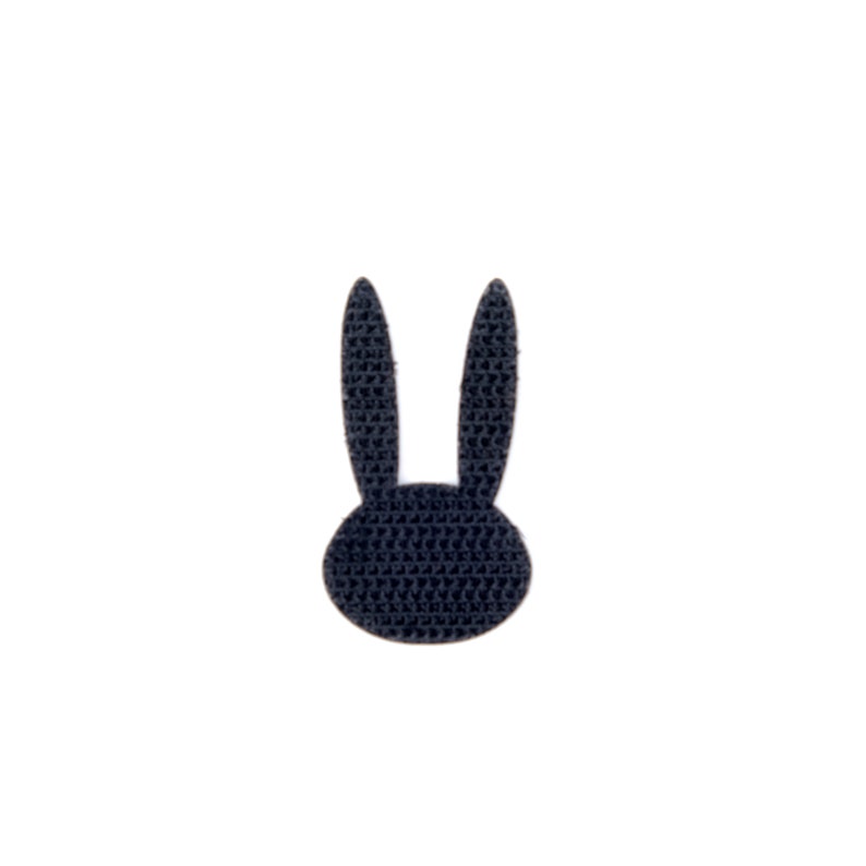 Small Black and White Bunny Tactical Patch - Etsy