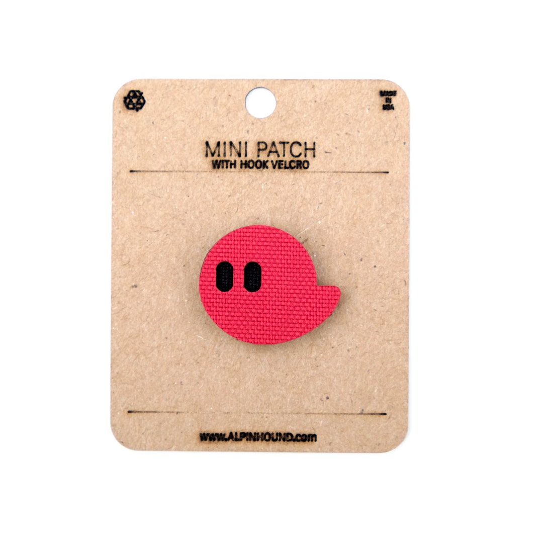 Mini Red and Black Baby Ghost Tactical Patch - Etsy