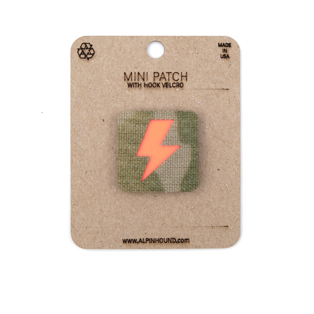 Mini Multicam and Reflective Orange Lightning Bolt Tactical - Etsy