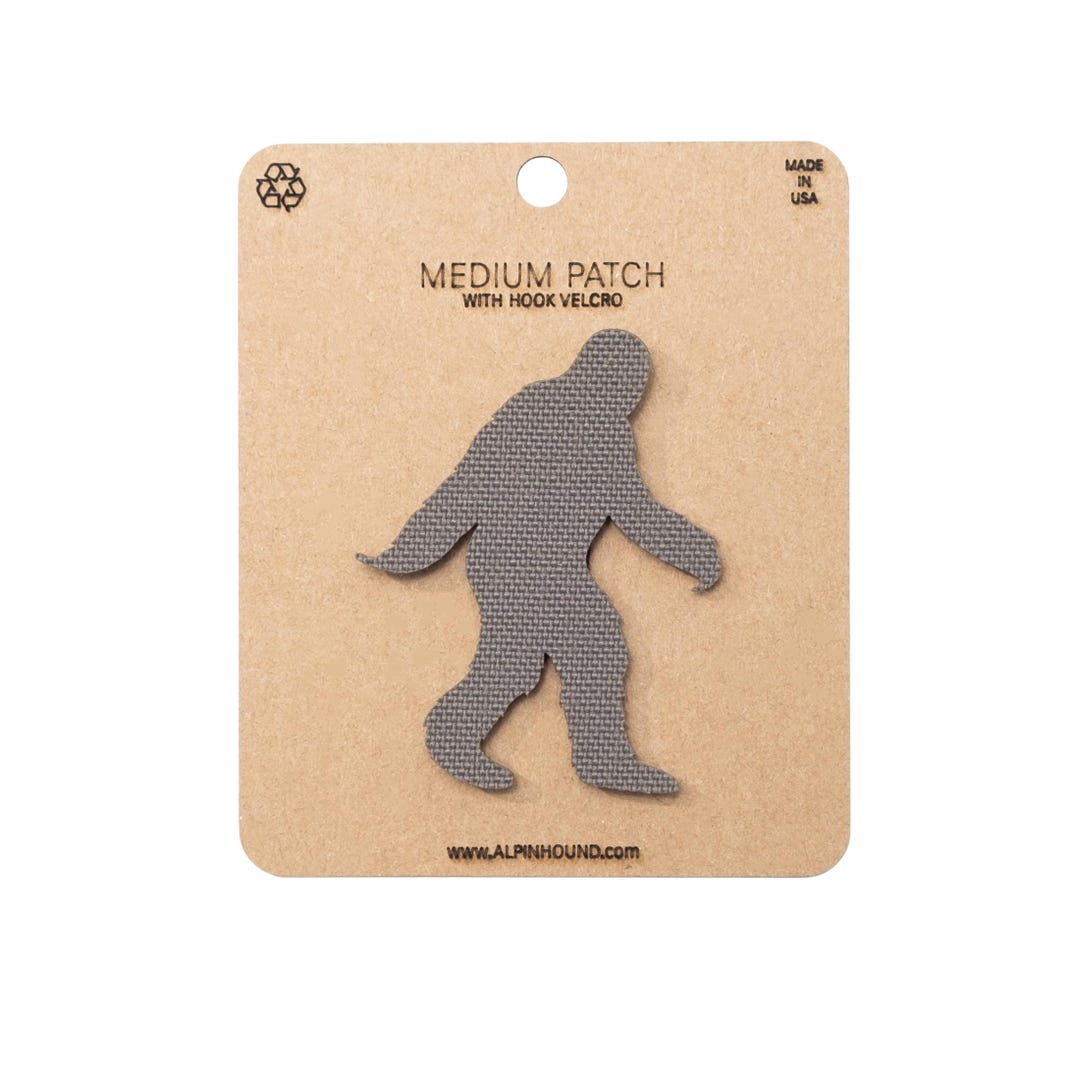 Sasquatch Tactical Patch Medium Wolf - Etsy