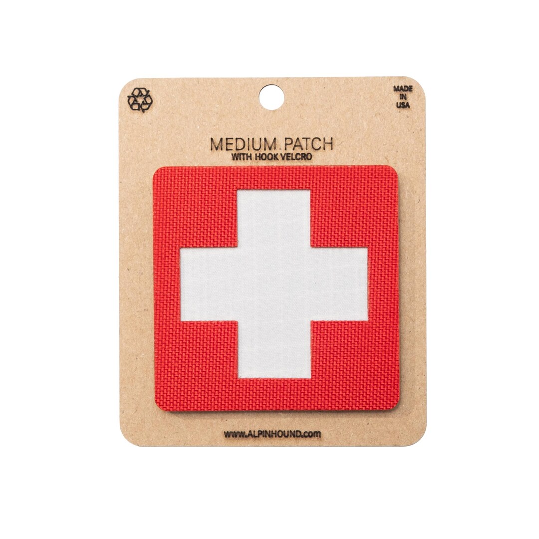 Red and White Medical Tactical Patch Medium - Etsy