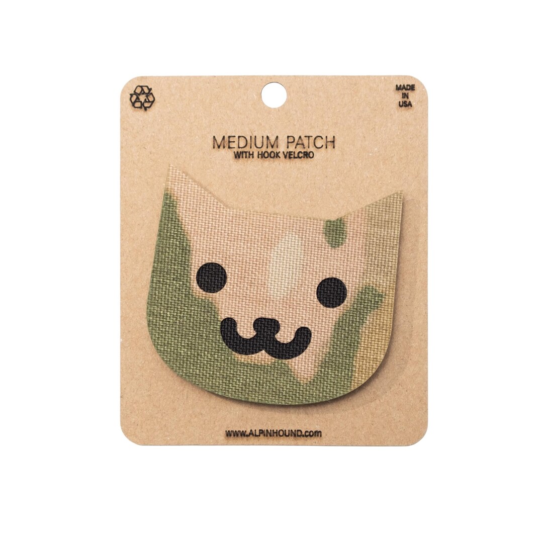 Cat Head Tactical Patch Multicam Medium - Etsy