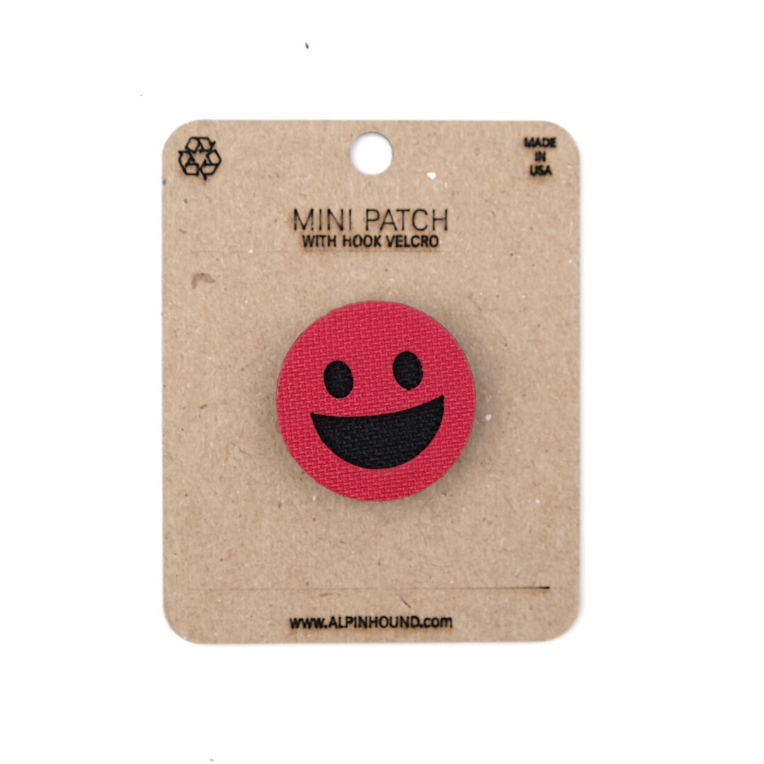 Mini Smiley Face Tactical Patch - Etsy