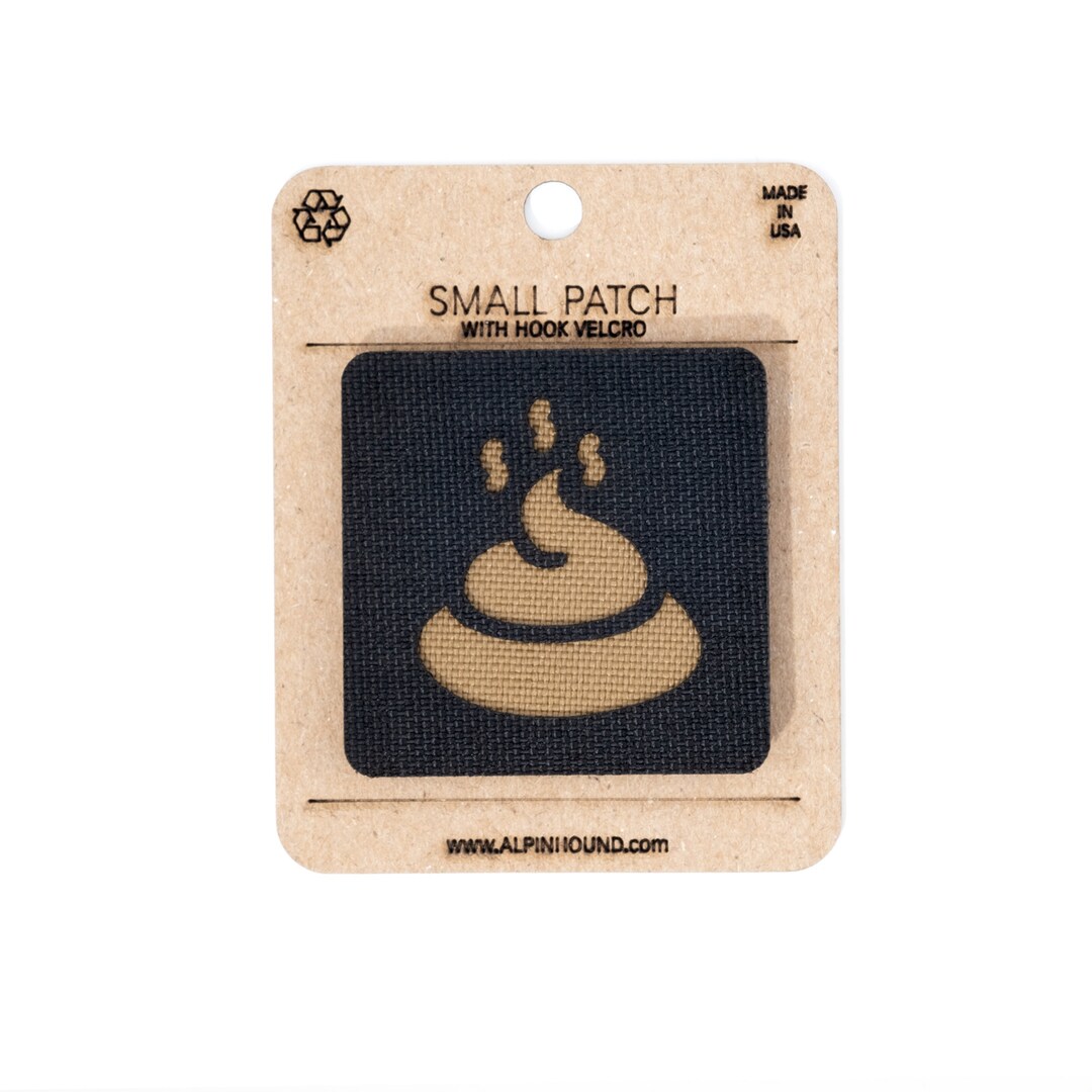 Poop Tactical Patch Small Black and Coyote - Etsy