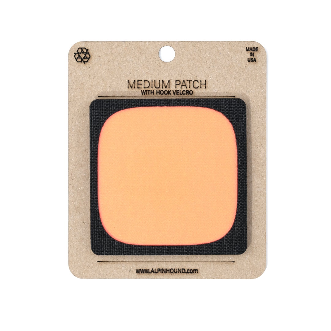 Reflective Orange Squircle Tactical Patch on Black 2x2 - Etsy