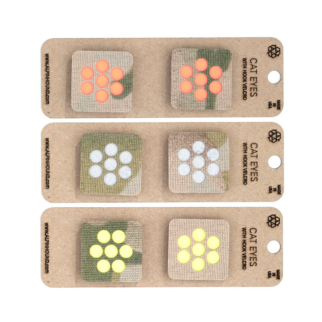 Cat Eye Tactical Patch Set Multicam Circle Array Mini - Etsy