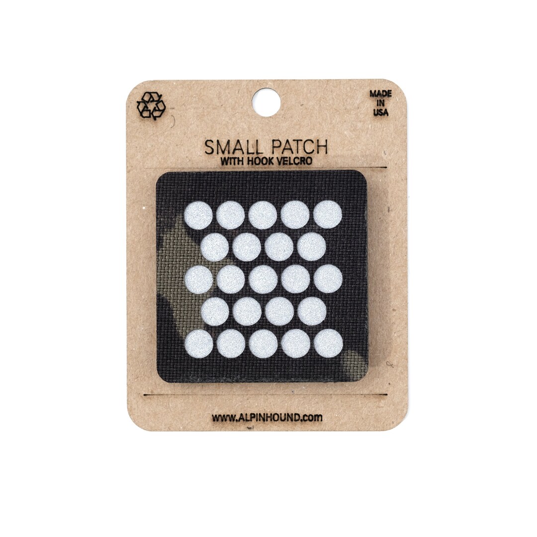 Small Multicam Black and Reflective Silver Circle Array Tactical Patch - Etsy