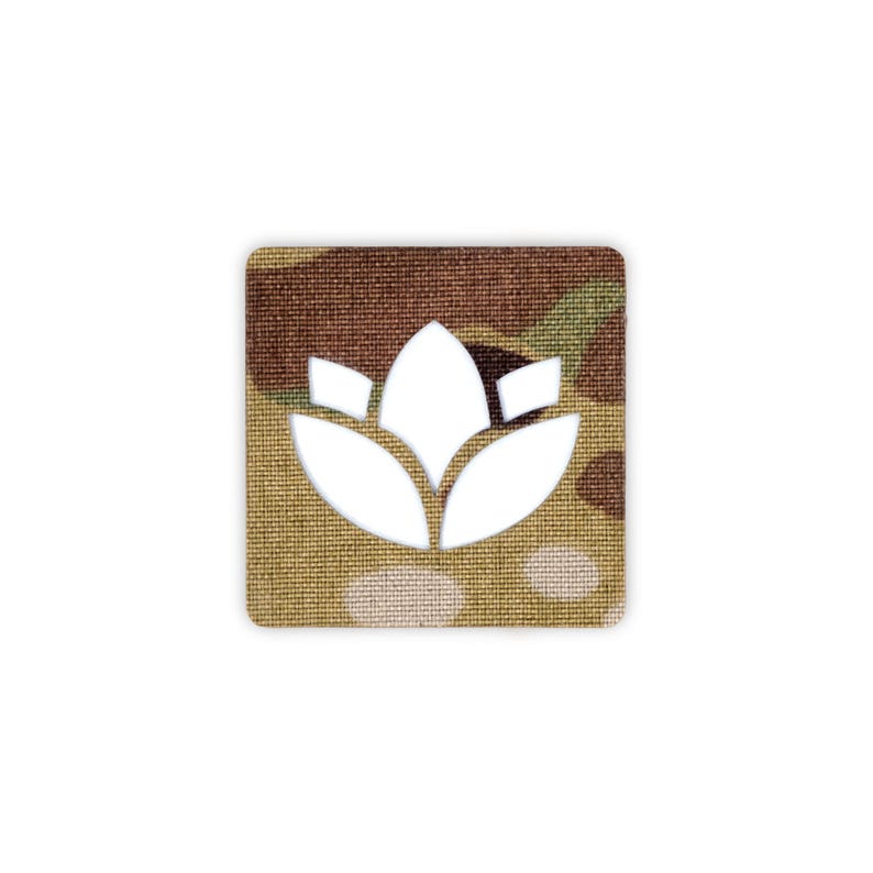 Lotus Flower Tactical Patch Medium 2X2 - Etsy