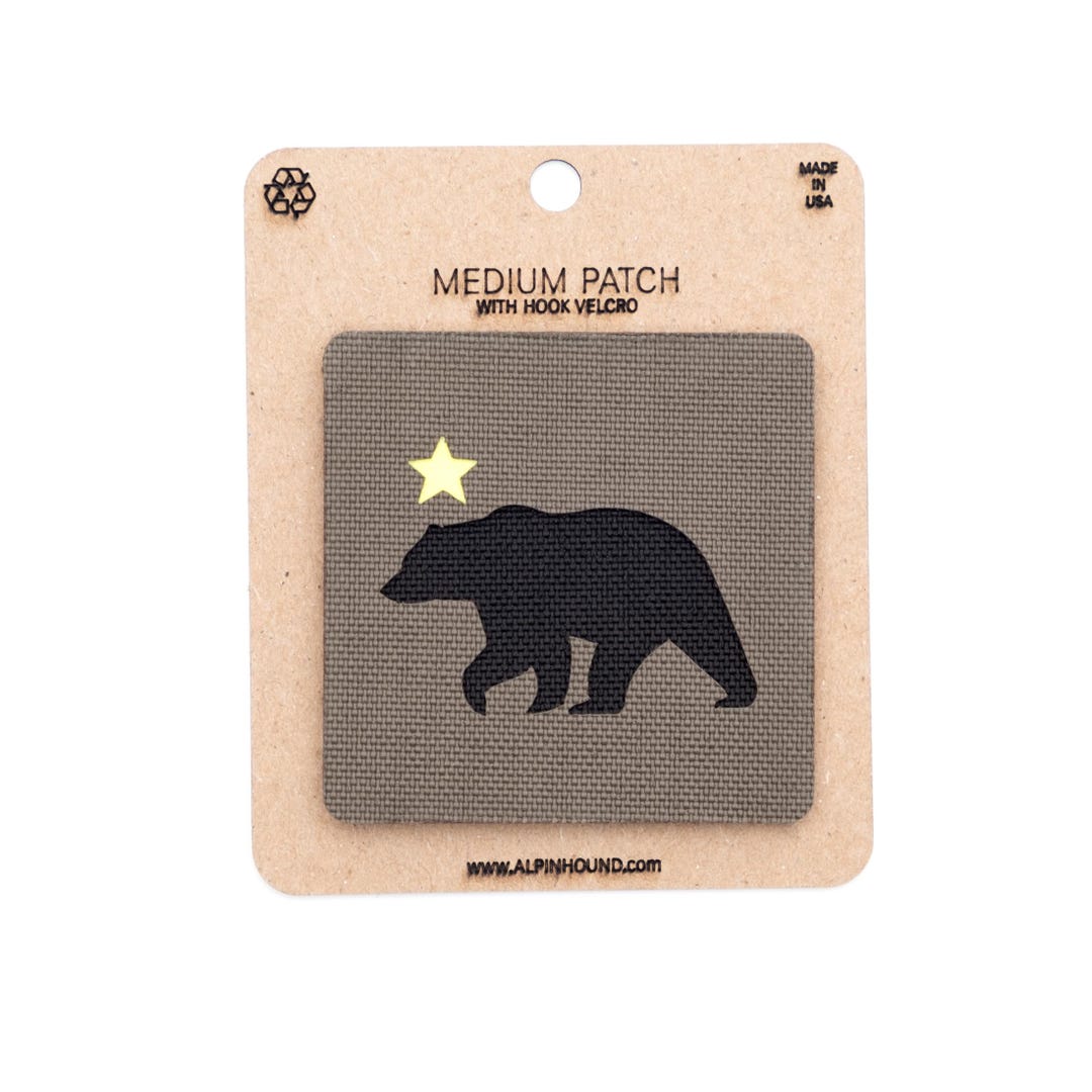 California Bear Tactical Patch 2X2 - Etsy