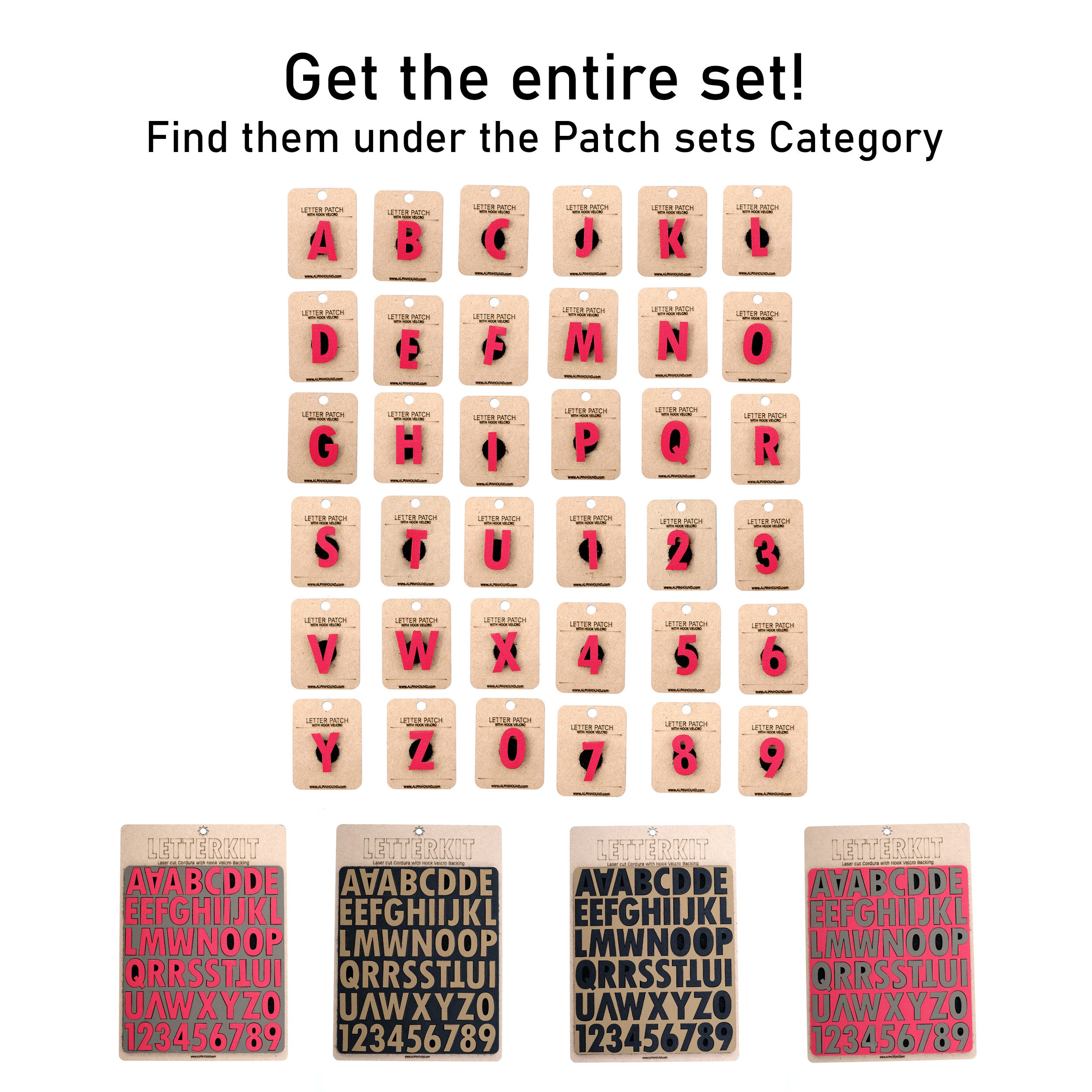 Tactical Single Letters and Numbers With Hook Backing - Etsy