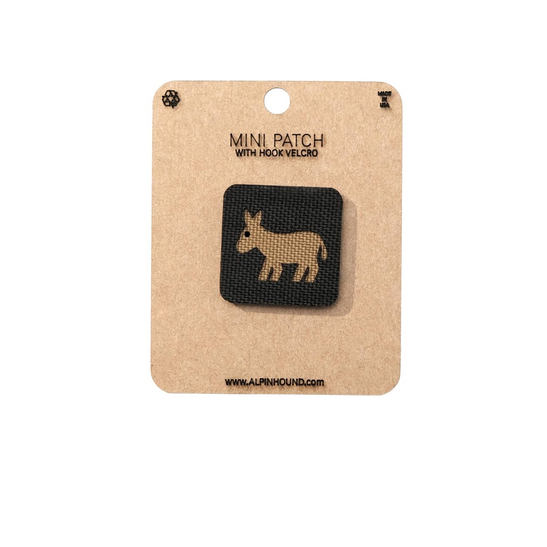Donkey Tactical Patch Mini 1X1 - Etsy