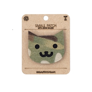 Cat Head Tactical Patch Multicam and Black Small - Etsy