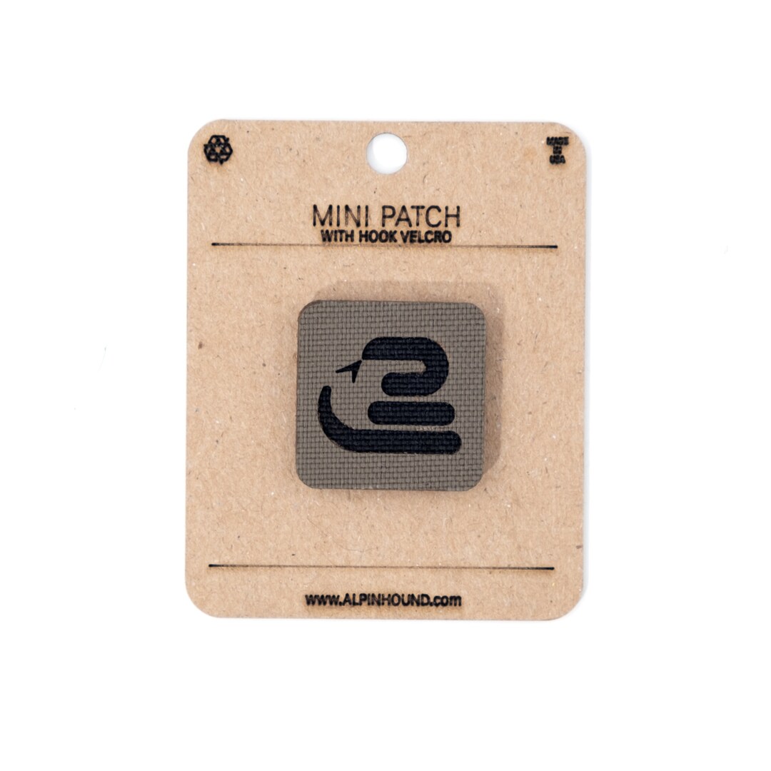 Snake Tactical Patch Mini Ranger and Black 1X1 - Etsy