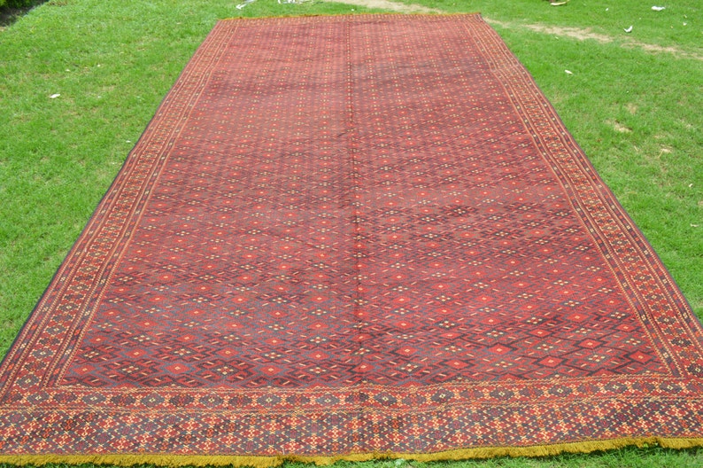 Stunning Famous Yamood Turkmenistan Area Rug | Etsy