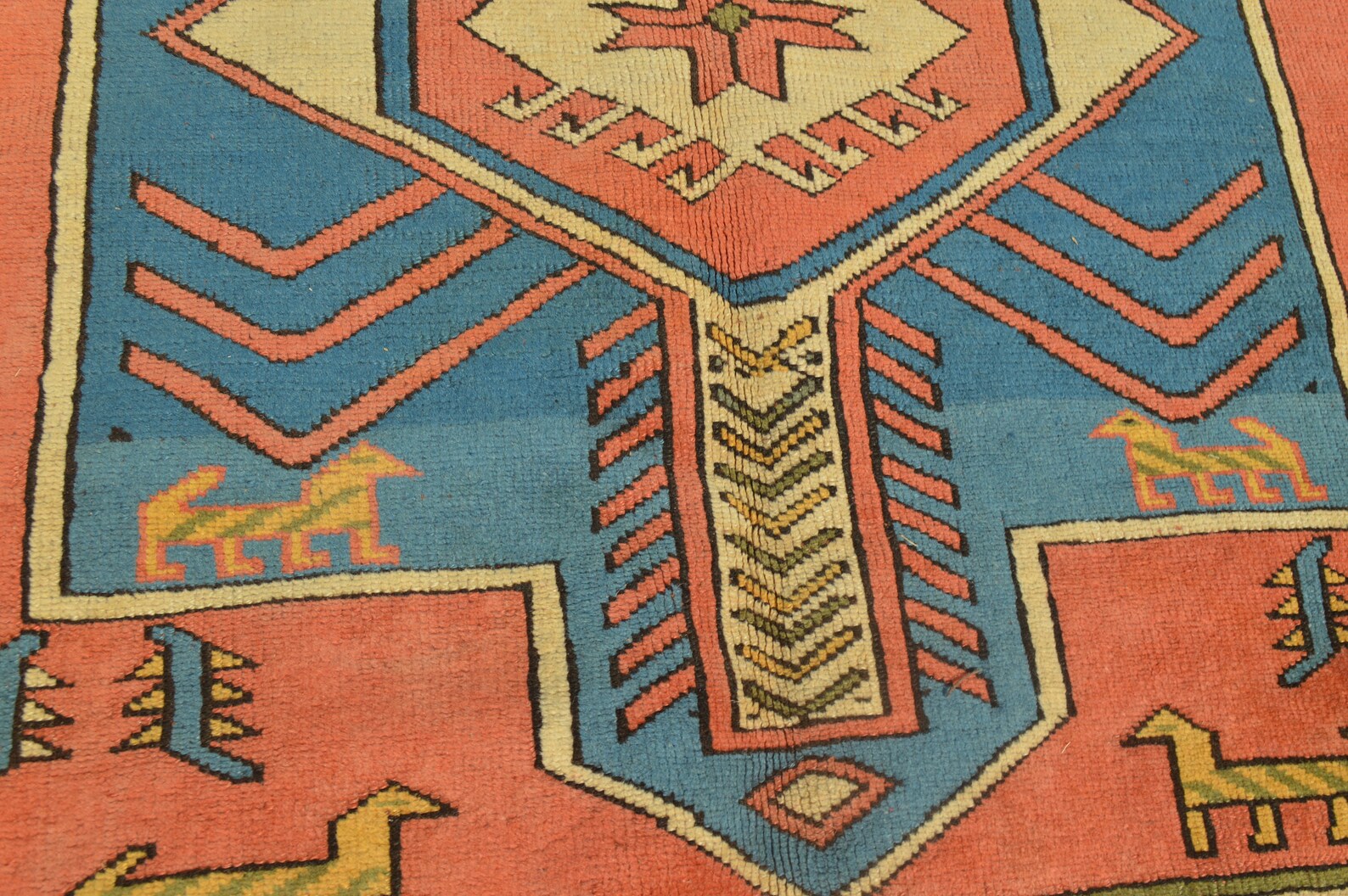 Stunning Caucasian Kazak Pattern Central Asian Russian Carpet - Etsy