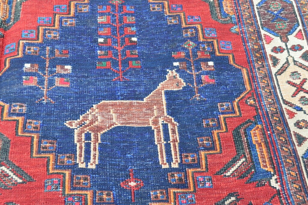 7.6 X 4.7 FT Antique Caucasian Pictorial Pattern Rug MID - Etsy