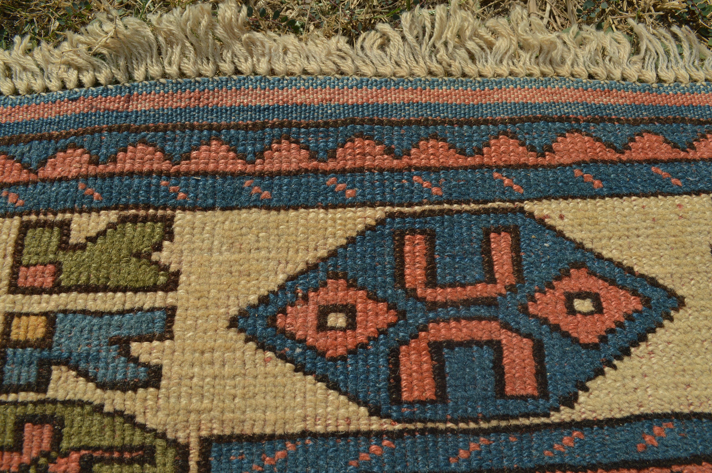 Stunning Caucasian Kazak Pattern Central Asian Russian Carpet - Etsy