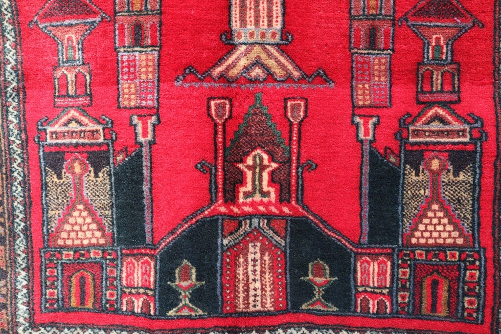 Unique and Rare Mosque Pattern Tribal Ziarat Nomadic Wall | Etsy