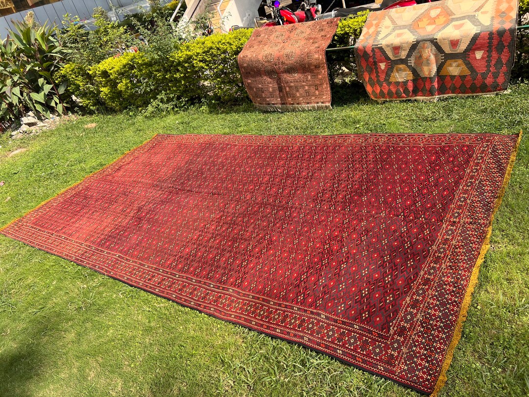 Stunning Famous Yamood Turkmenistan Area Rug - Etsy