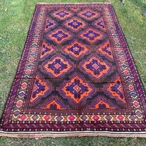 COLLECTORS' PIECE Antique Jan Gul Tribal Maldari Khana Badosh Natural ...