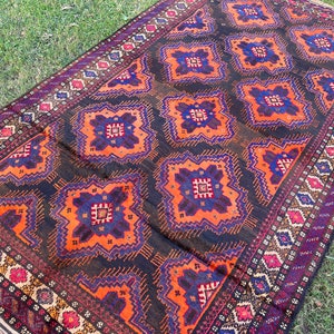 COLLECTORS' PIECE Antique Jan Gul Tribal Maldari Khana Badosh Natural ...