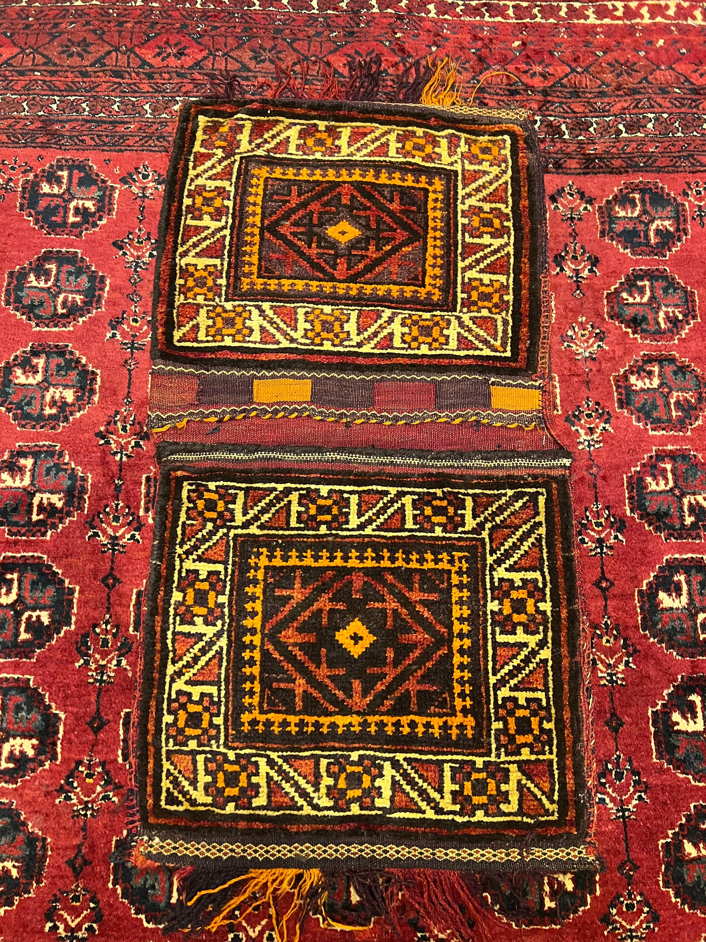 FREE SHIPPING Vintage Tribal Maliky Complete Khorjin Saddle Bag ...