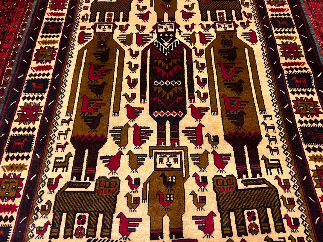 FREE SHIPPING4 X 6.5 FT Stunning Pictorial Zakani Family Portriat ...