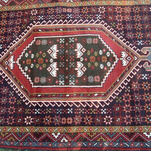Stunning Kazak Pattern Caucasian Carpet,gorgeous Dimaond Medallion Vase ...