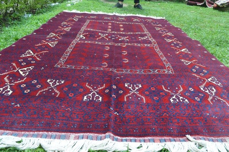 Stunning Hatchulu Pura Qunduz Turkoman Carpet - Etsy