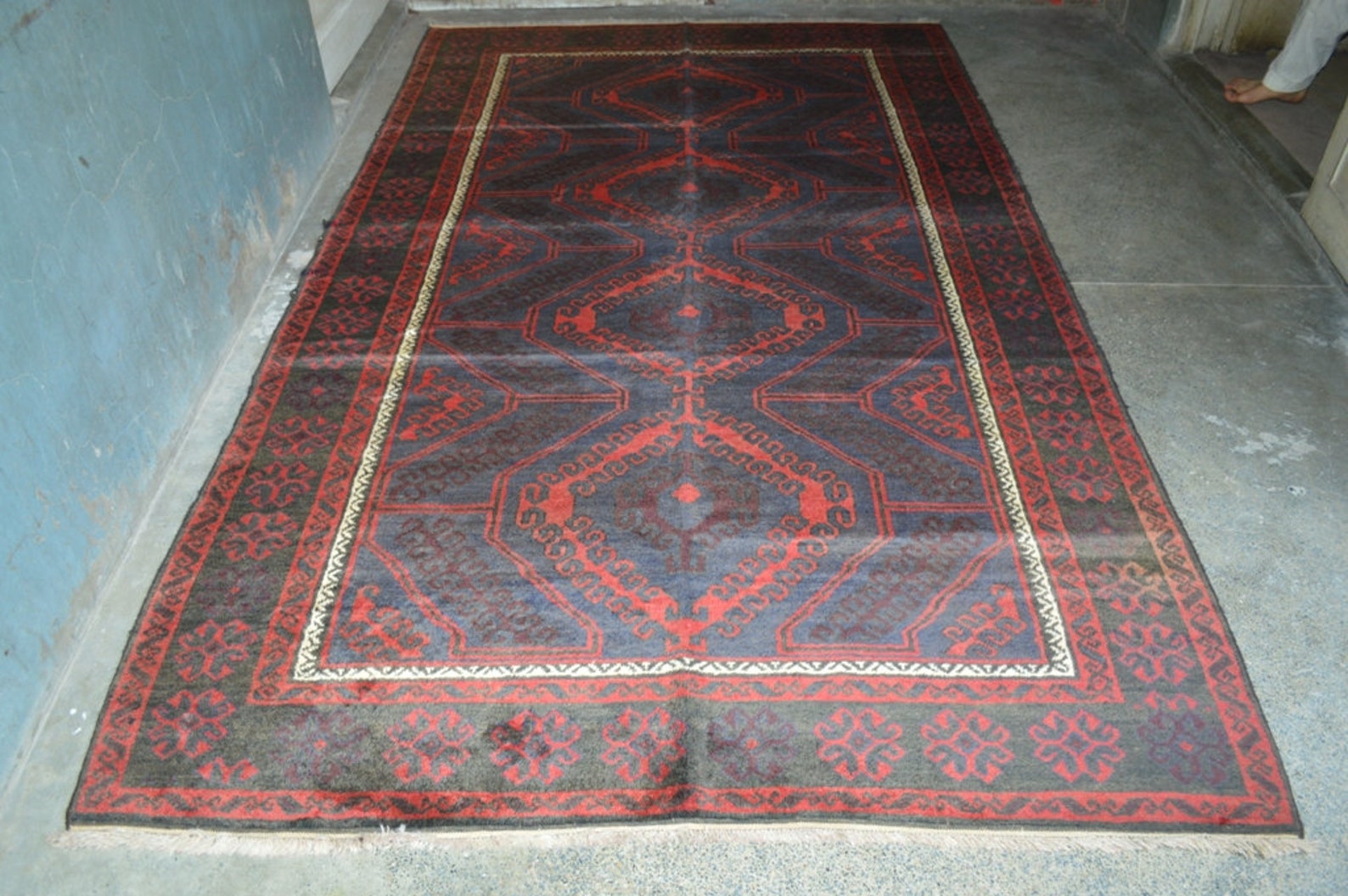 9'9 X 5'9 FT Semi Antique Zanjiri Maldari Baluch Area - Etsy