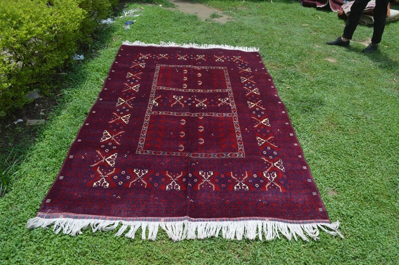 Stunning Hatchulu Pura Qunduz Turkoman Carpet - Etsy
