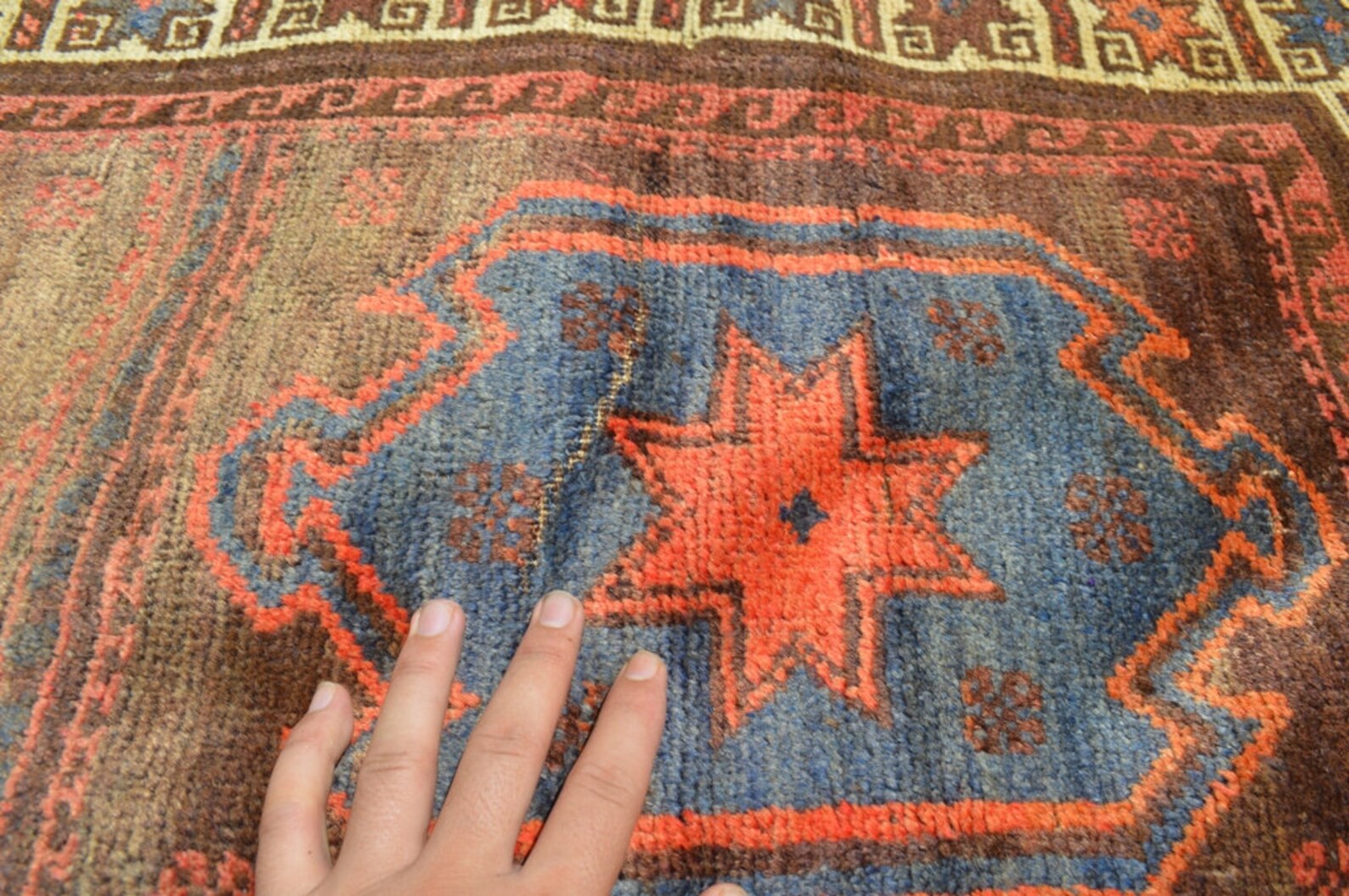 Vintage Madad Khani Tribal Maldari Nomadic Rug | Etsy