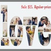 Heart Photo Collage Template PSD. Wedding Gift. Anniversary Gift ...