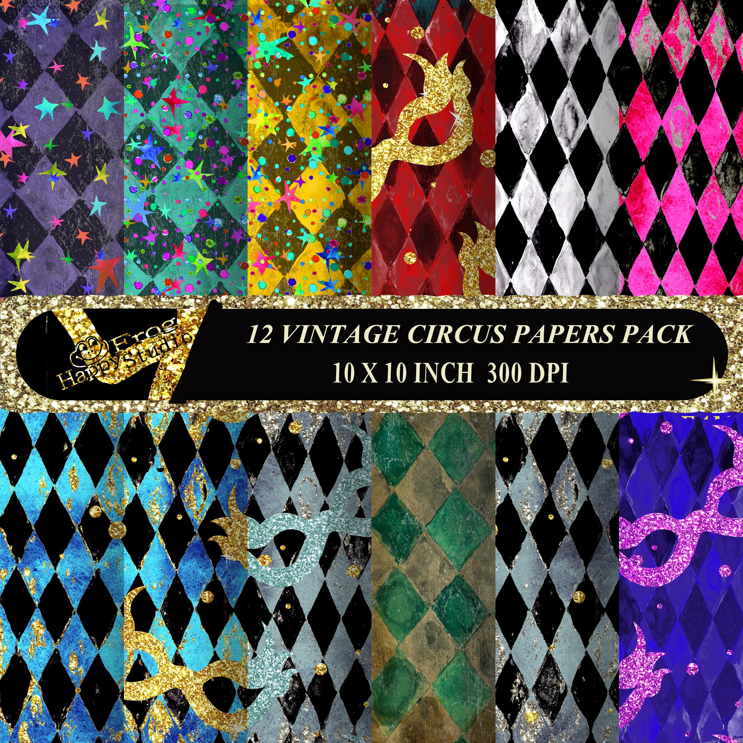 Circus Diamond Pattern