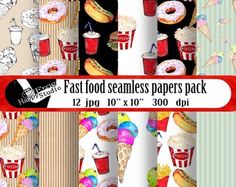 Fast Food Printable | Etsy