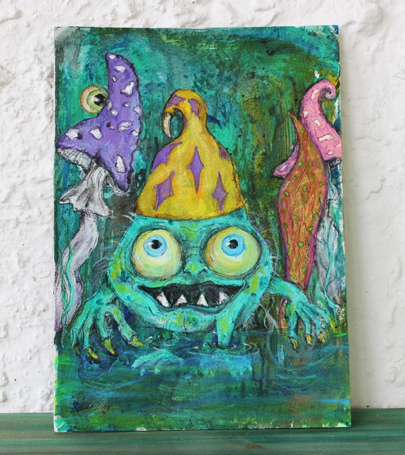 Swamp Monster Cartoon