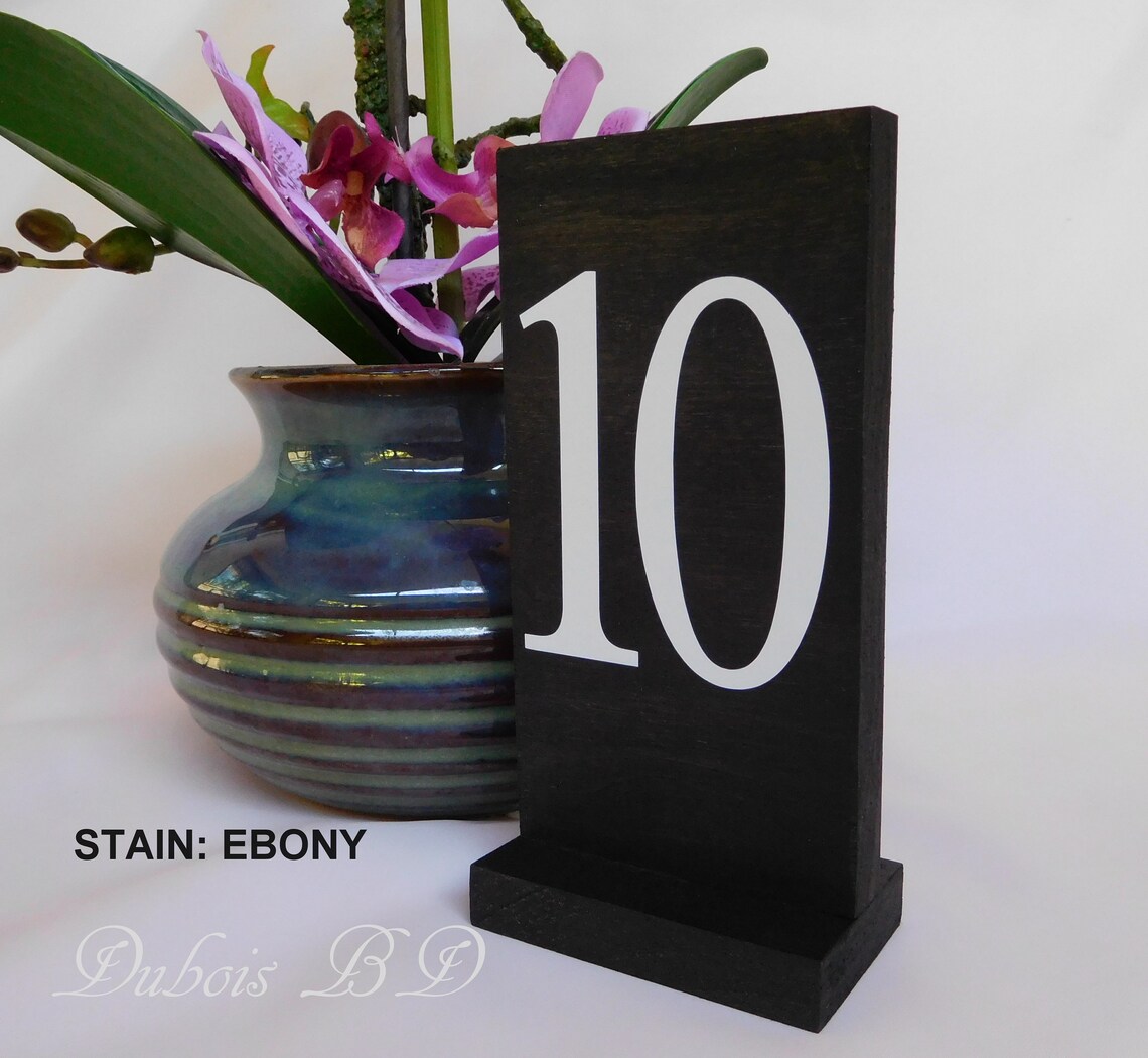 Table numbers Wooden table numbers Rustic table numbers | Etsy