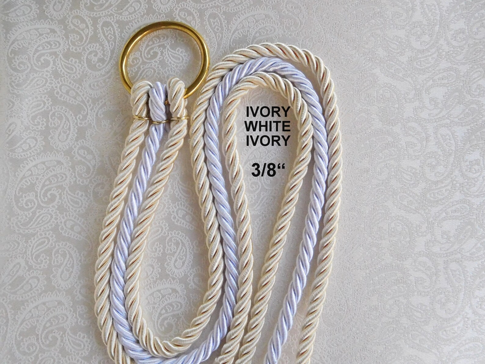 Braid Cord Ceremony, Cord of Three Strands, Wedding Unity Cords, Unity ...