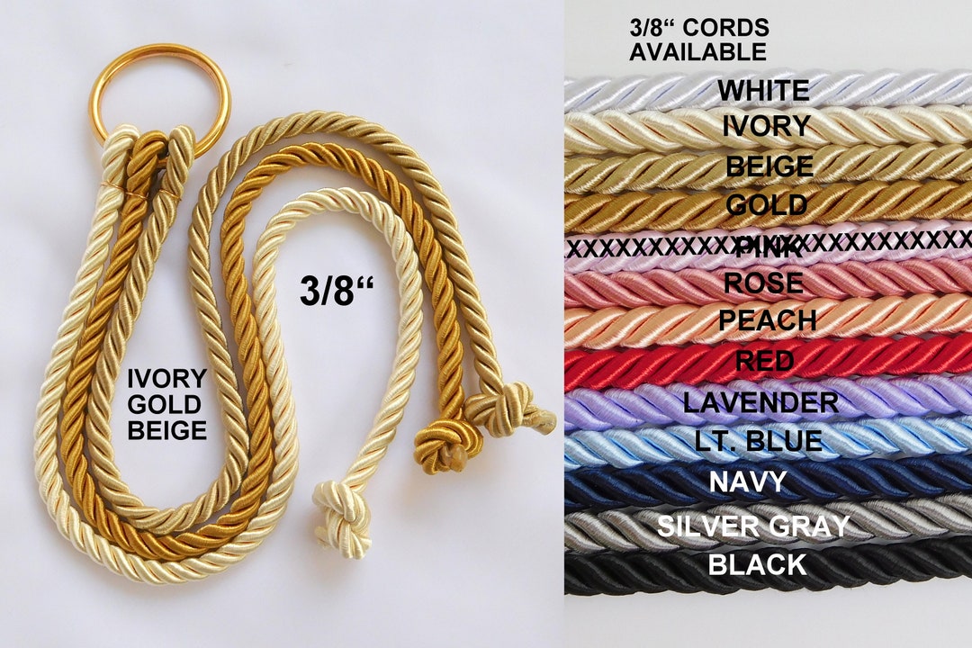 Braid Cord Ceremony Cord of Three Strands Wedding Unity - Etsy
