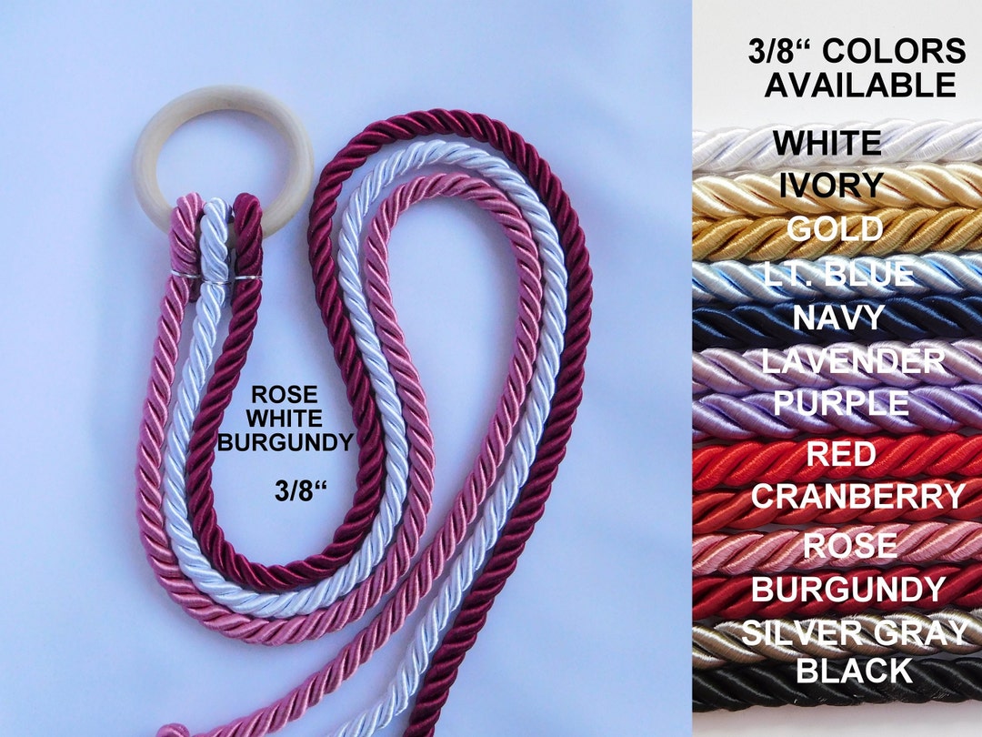 Cord of Three Strands, Wedding Unity Cords, Unity Knot Wedding, Braid ...