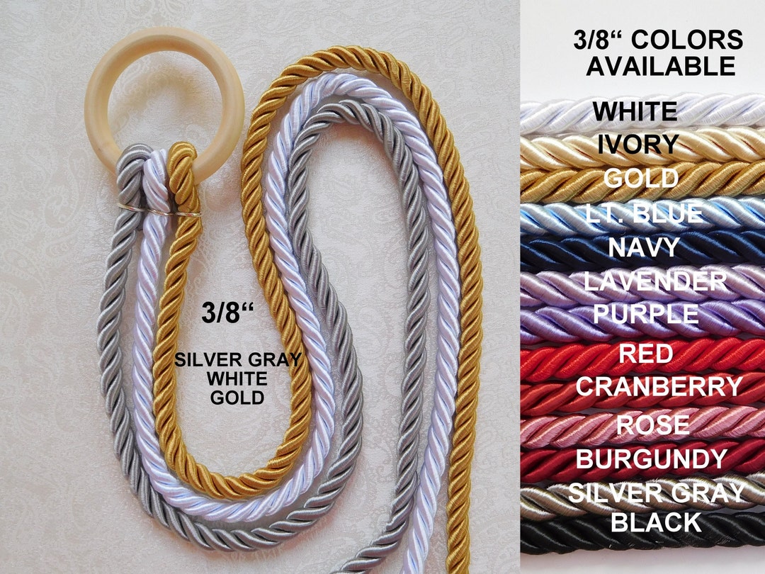 Braid Cord Ceremony, Cord of Three Strands, Wedding Unity Cords, Unity ...