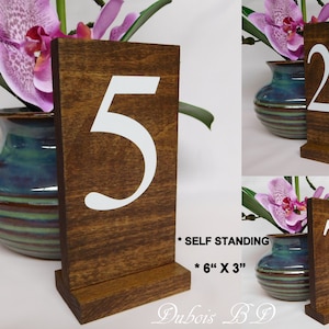Table numbers Wooden table numbers Rustic table numbers | Etsy