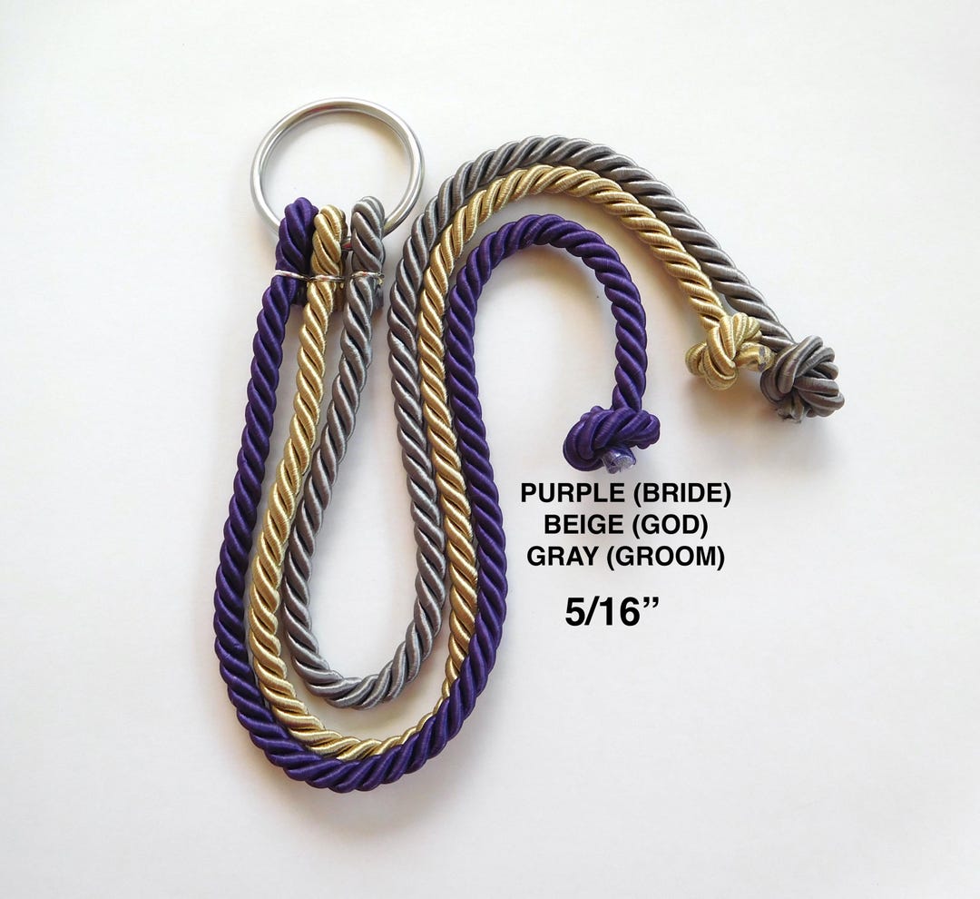 Knot-tying Ceremony, Cord of Three Strands, Wedding Unity Cords, Cord ...