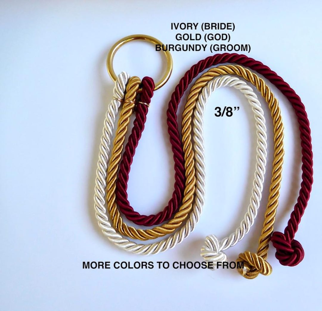 Handmade Cord of Three Strands: Wedding Unity Cords (3/8") - Etsy