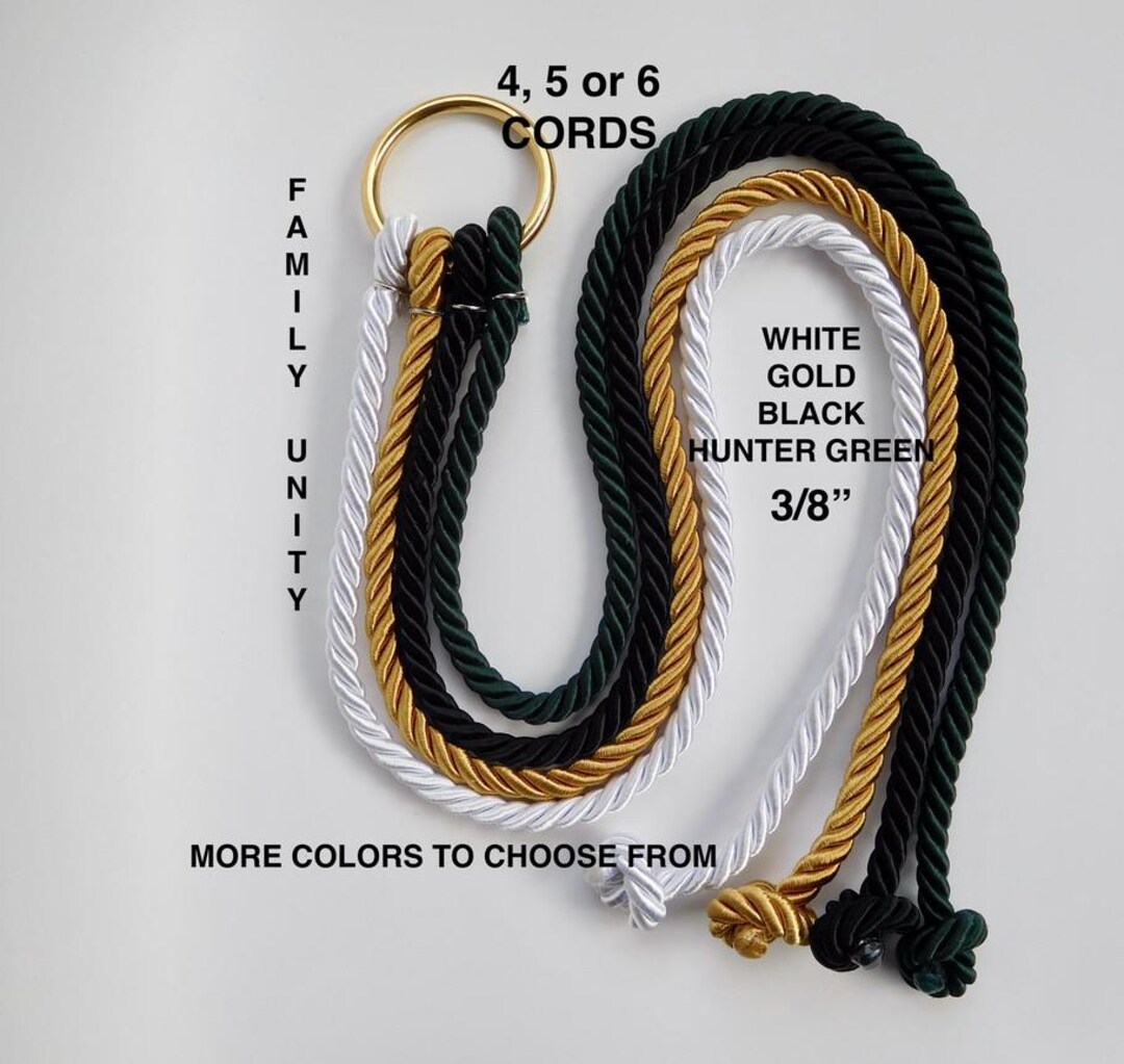 Christian Unity Ceremony, Cord of Three Strands,six (6), Five (5) or ...
