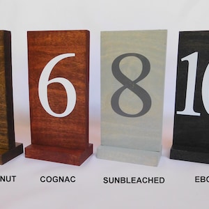 Table numbers Wooden table numbers Rustic table numbers | Etsy