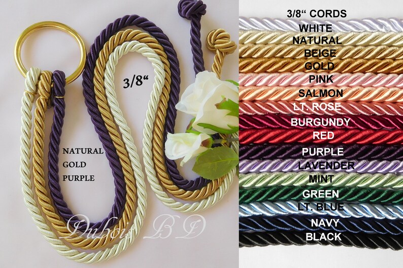 Braid cord ceremony Cord of Three Strands Wedding Unity | Etsy