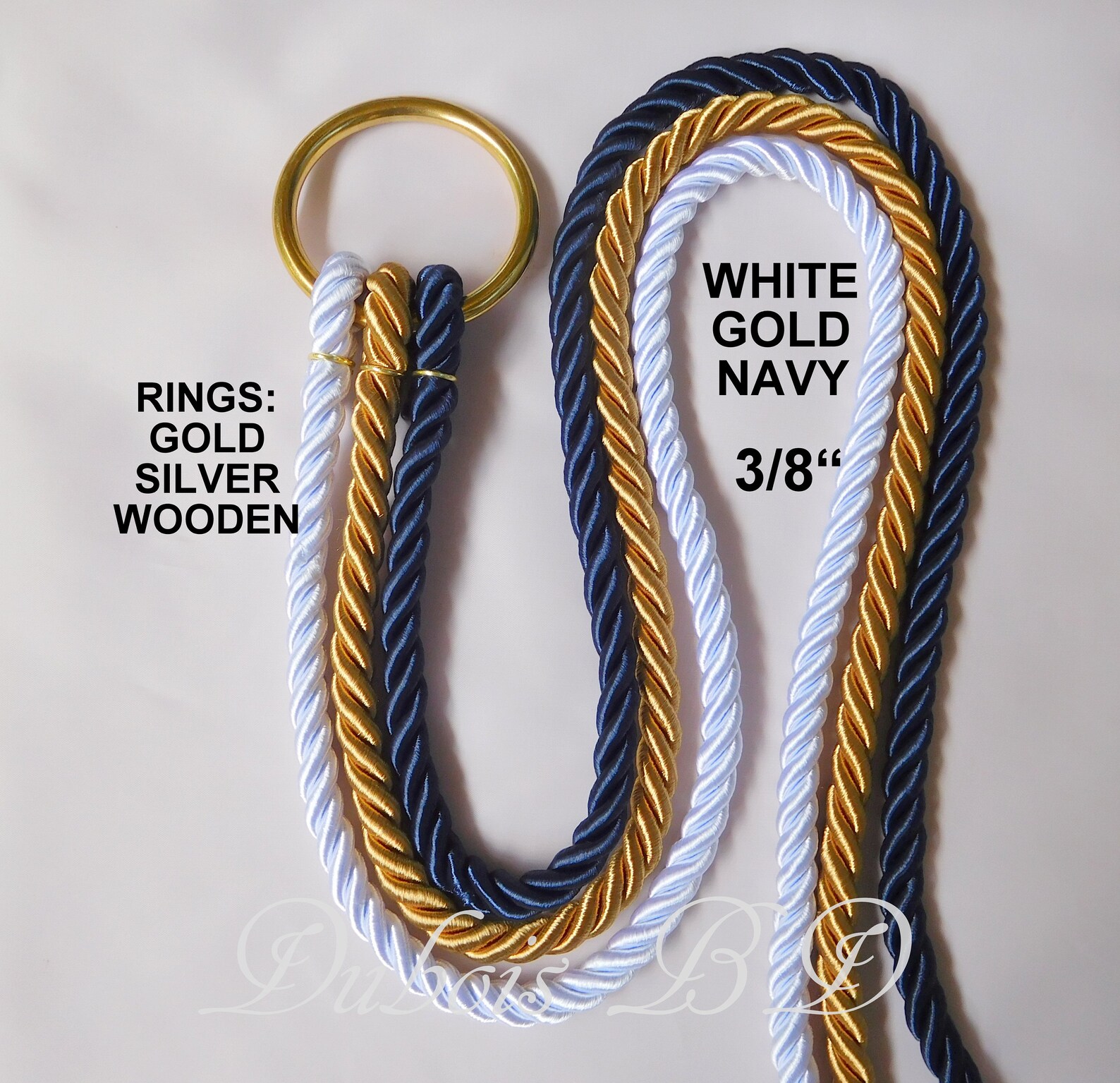 Braid cord ceremony Cord of Three Strands Wedding Unity | Etsy