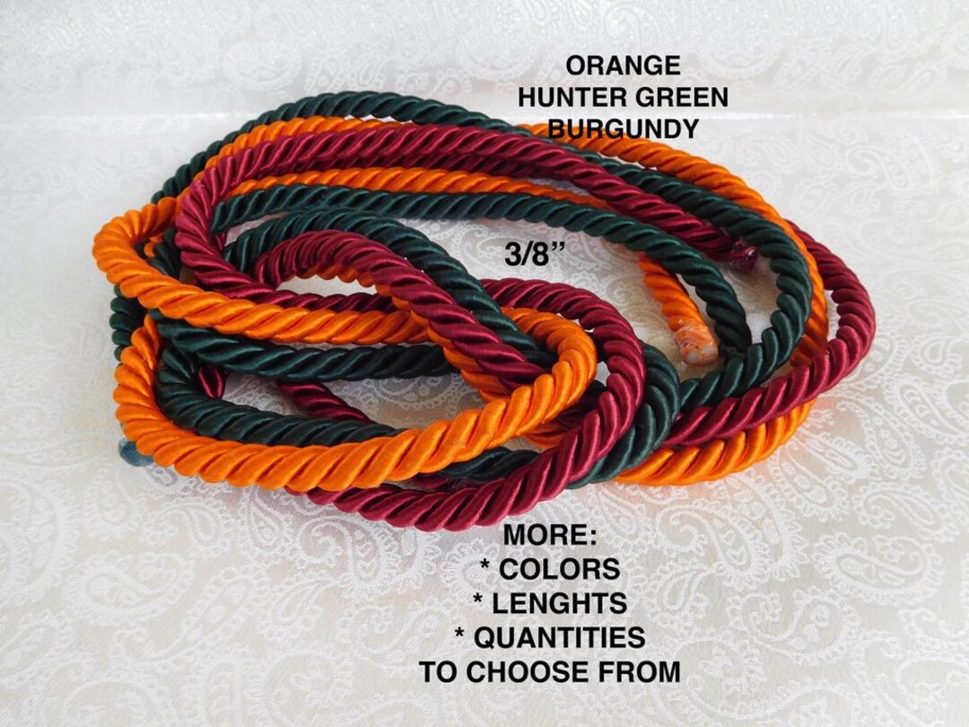 Handfasting Cords: Celtic Wedding Ceremony, 3/8" Twisted Rope - Etsy