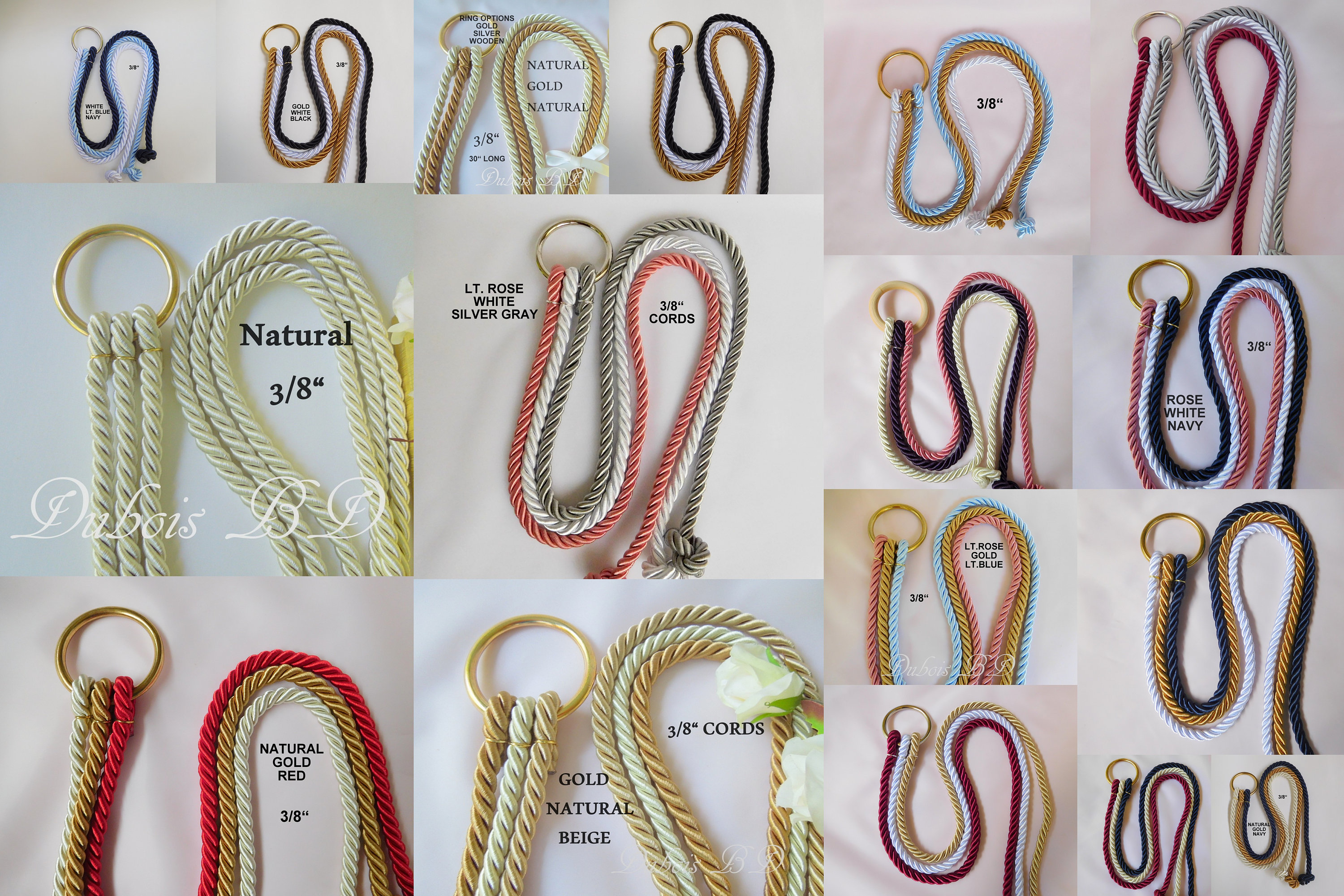 Cord of Three Strands Wedding Unity Cords Unity knot | Etsy